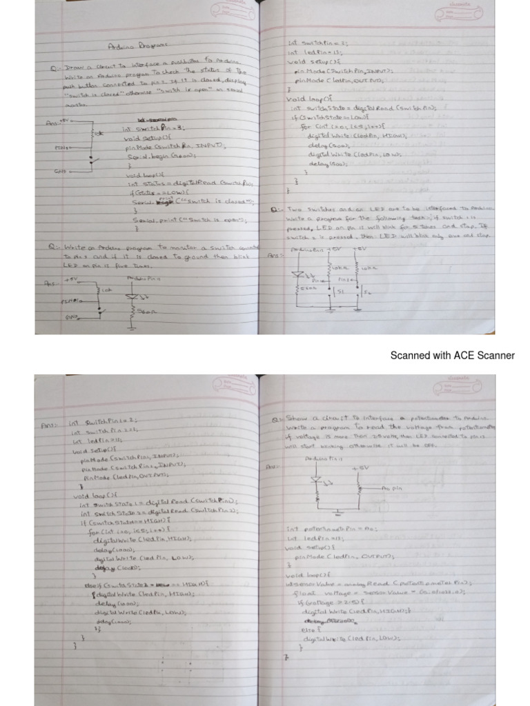 Arduino Programs | PDF