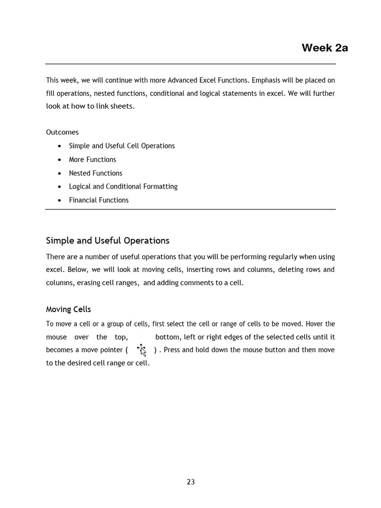 Excel Prac 2a | PDF | Microsoft Excel | String (Computer Science)