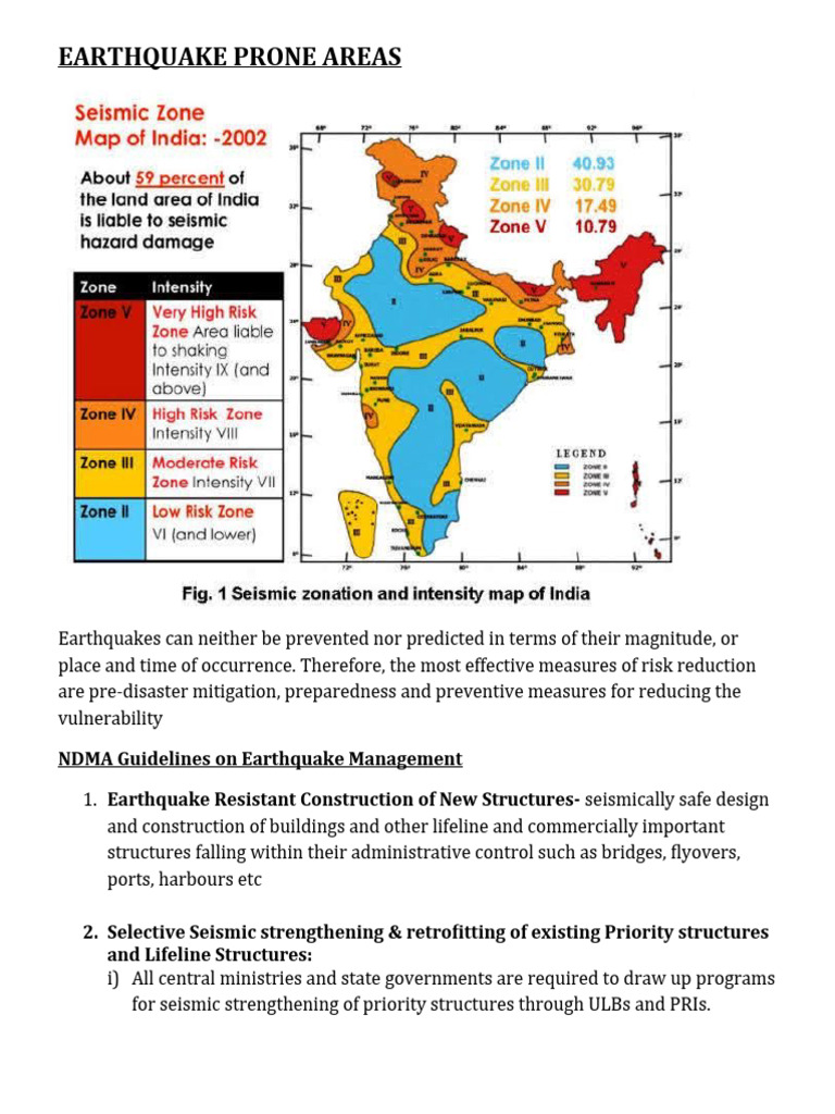 EARTHQUAKE PRONE AREAS | Download Free PDF | Earthquake Engineering ...