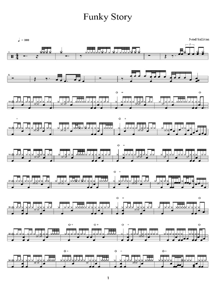 J-Rod Sullivan - Funky Story | PDF