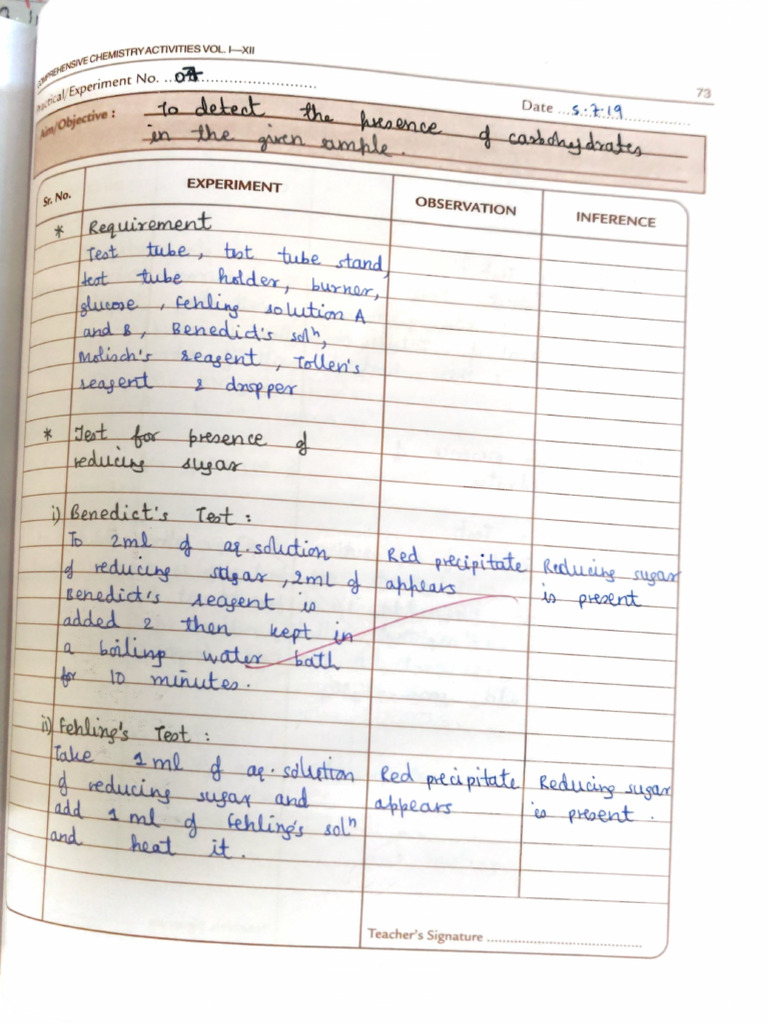 Chemistry Practicals | PDF