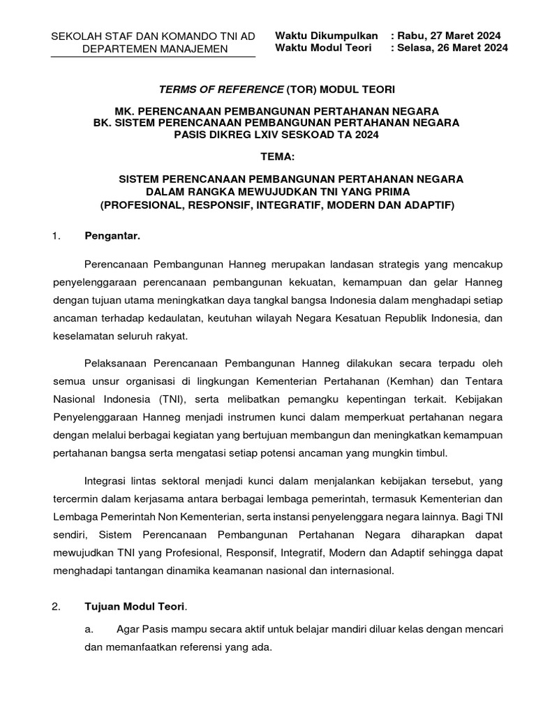 56.modul Teori SPP Hanneg Dikreg 64 | PDF