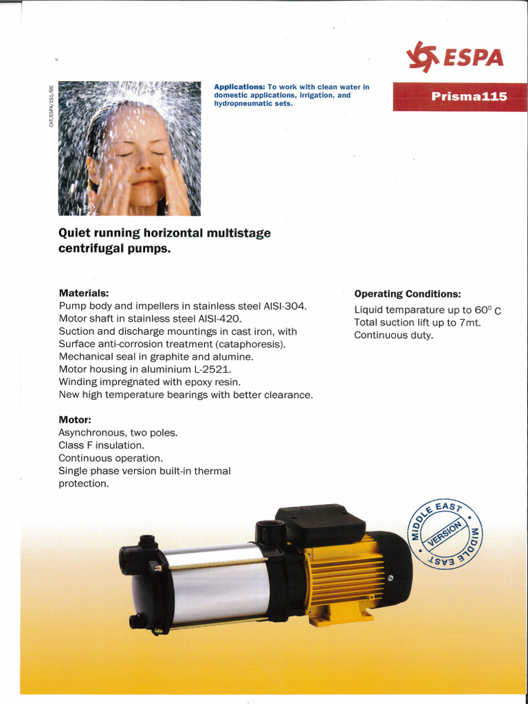 Espa Prisma 115 - New Catalogue | PDF