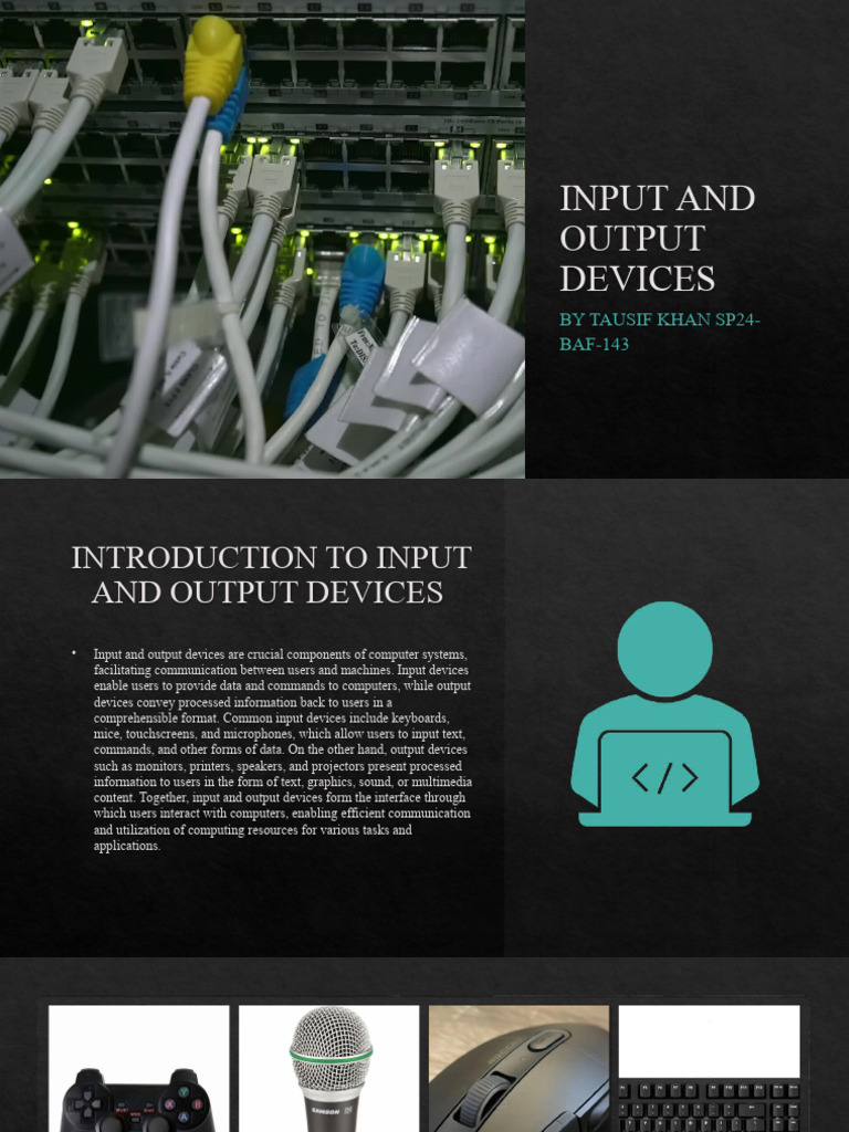 Input and Output Devices Assigment | PDF | Computer Keyboard | Input/Output