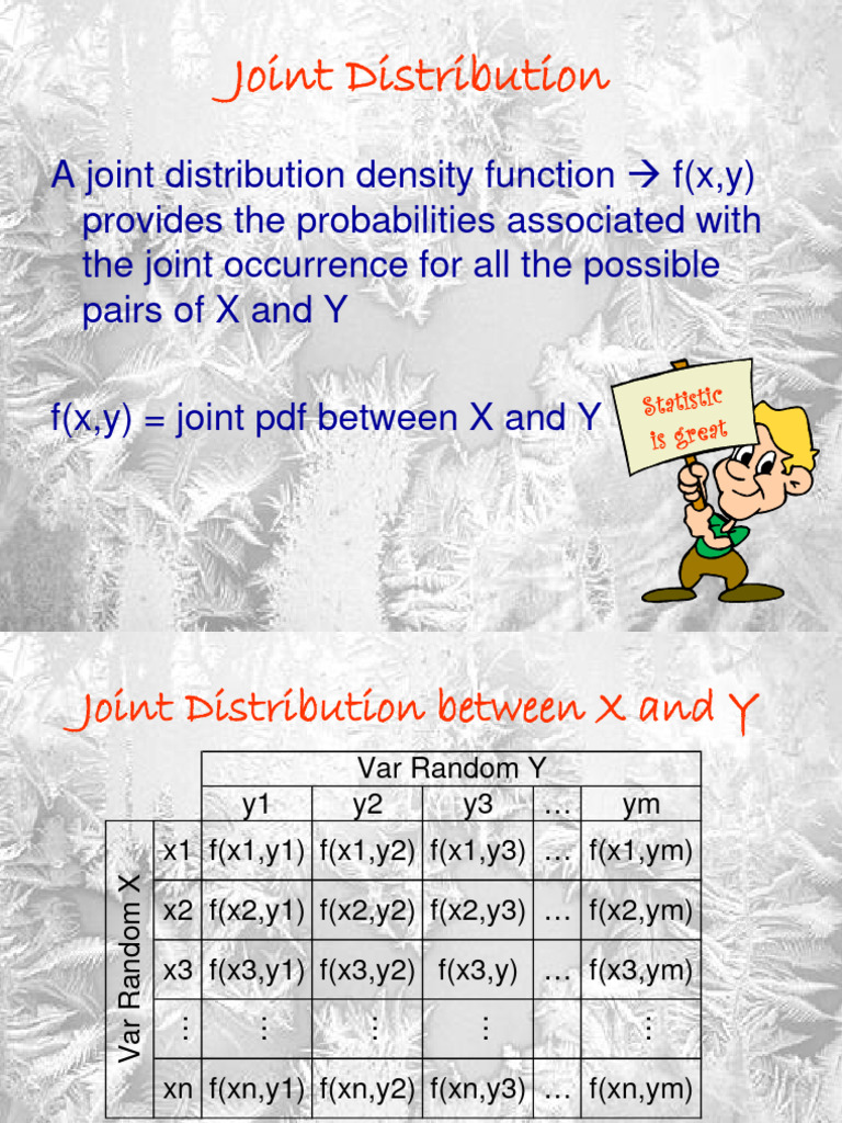 Joint Probability Distribution Analysis | PDF | Probability Density Function | Variance