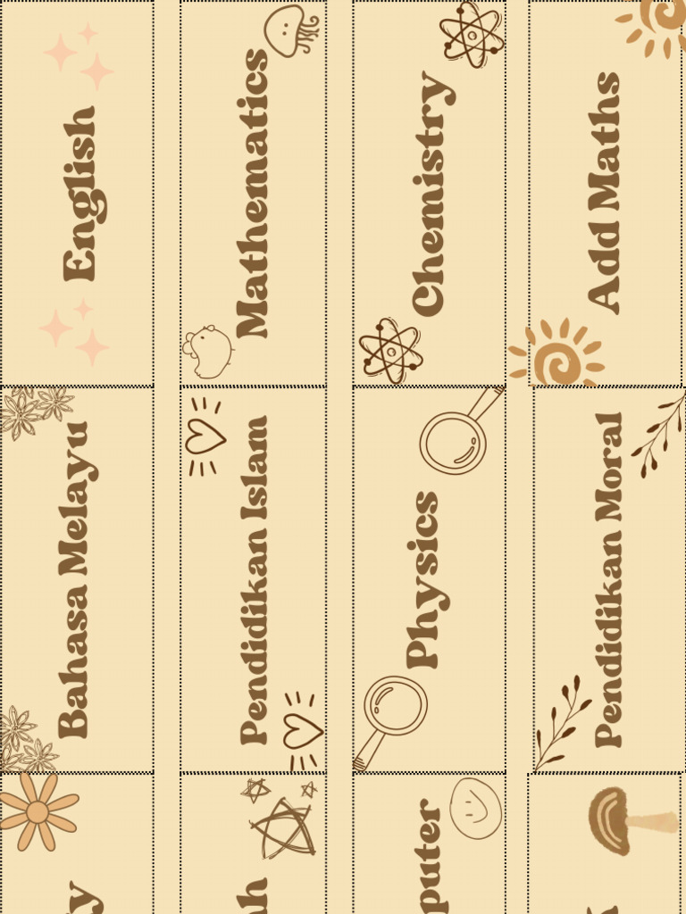 Subject Headers | PDF