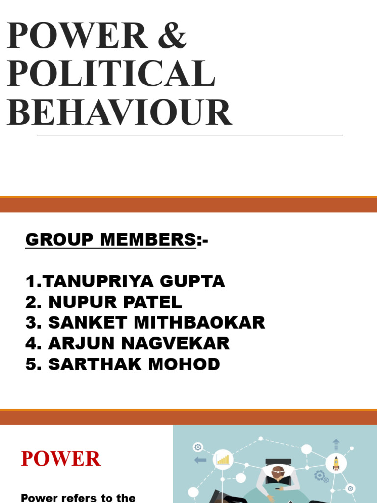Power & Political Behaviour | PDF | Power (Social And Political ...