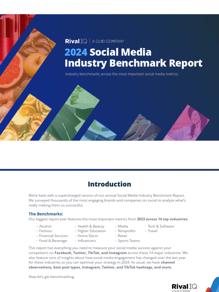 2024 Social Media Industry Benchmark Report | PDF | Social Media ...