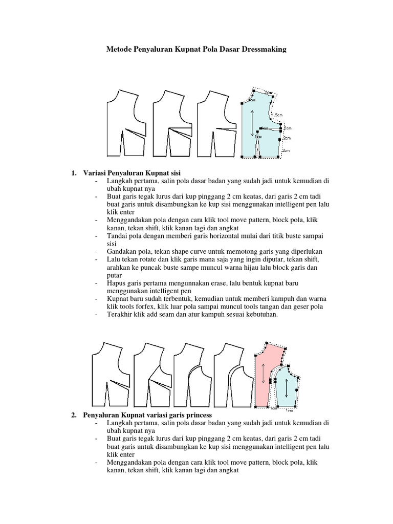 Metode Penyaluran Kupnat Baju | PDF