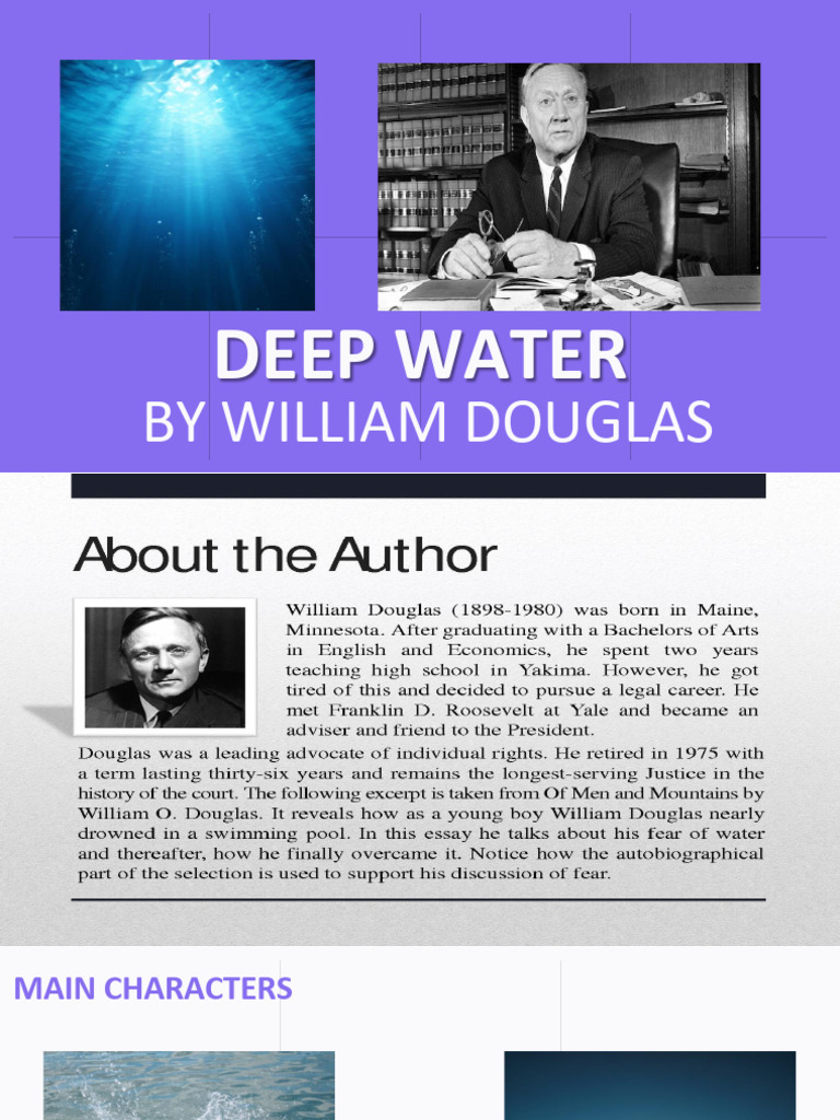 Deep Water Presentation by Pranay | PDF | Fear | Narration