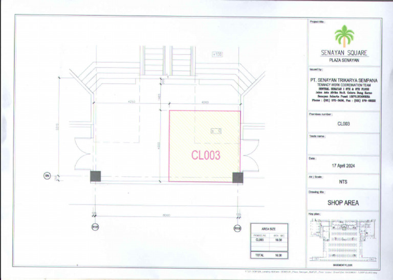 MAPS PLAZA SENAYAN | PDF