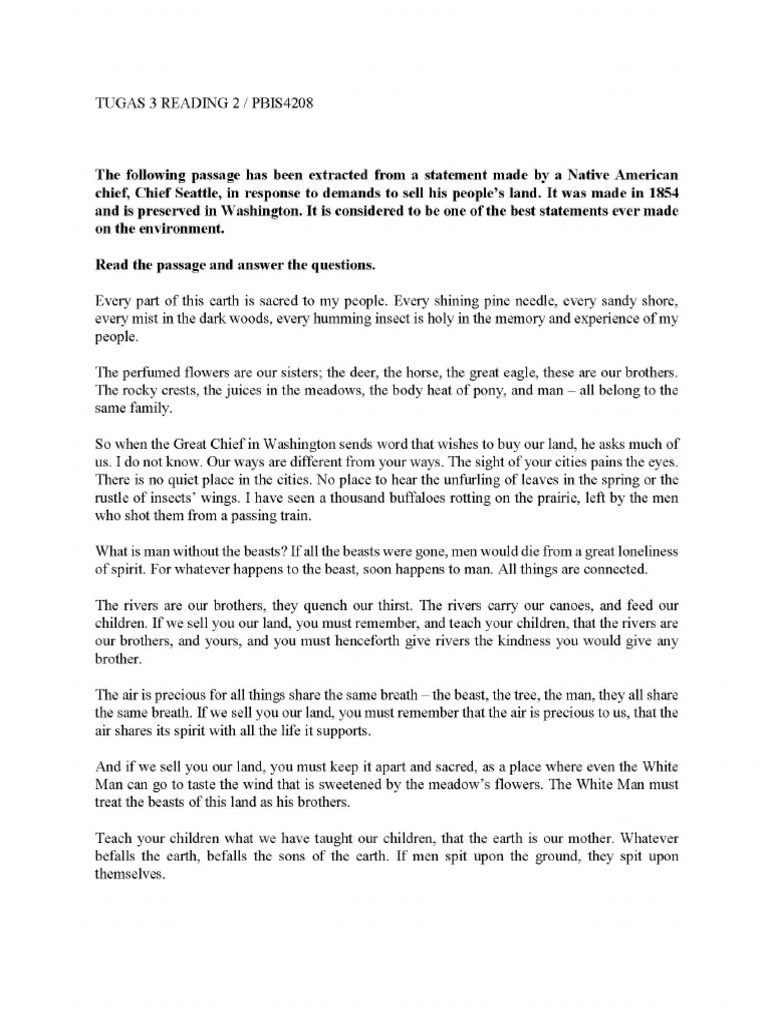 Tugas 3 Reading II - Final | PDF