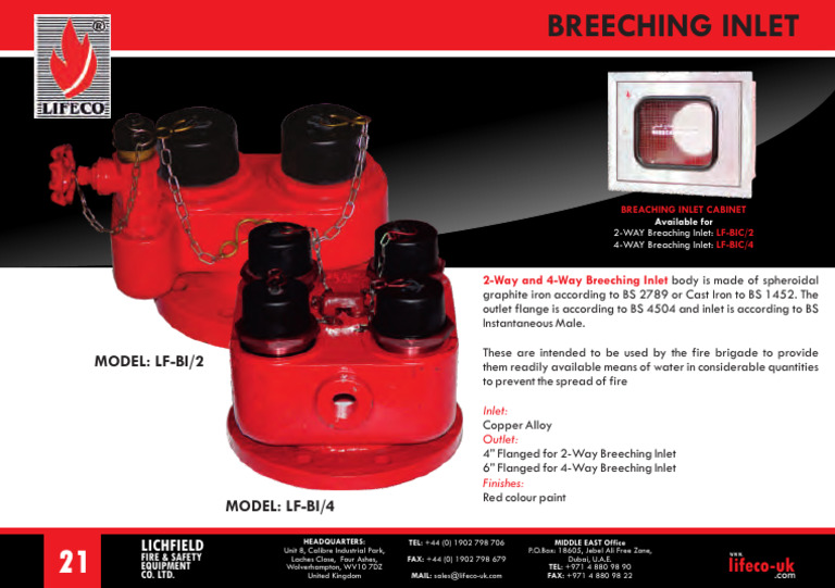 LIFECO BREECHING INLET | PDF | Building Materials | Materials