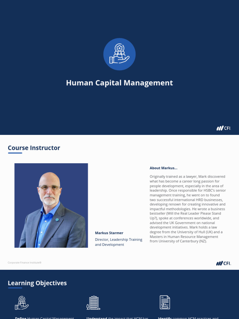Human Capital Management - Presentation | PDF | Human Resource ...