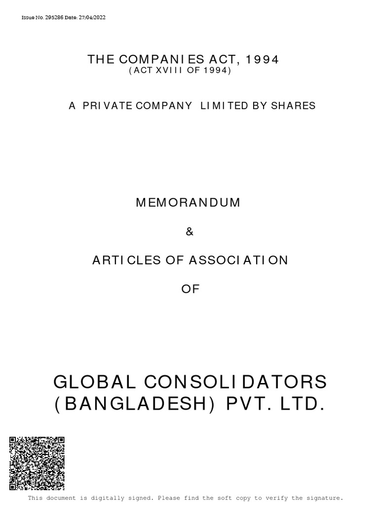 MOA | Download Free PDF | Ships | Dividend