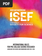 Intel ISEF Guidelines 2024 2025 | PDF | Institutional Review Board ...