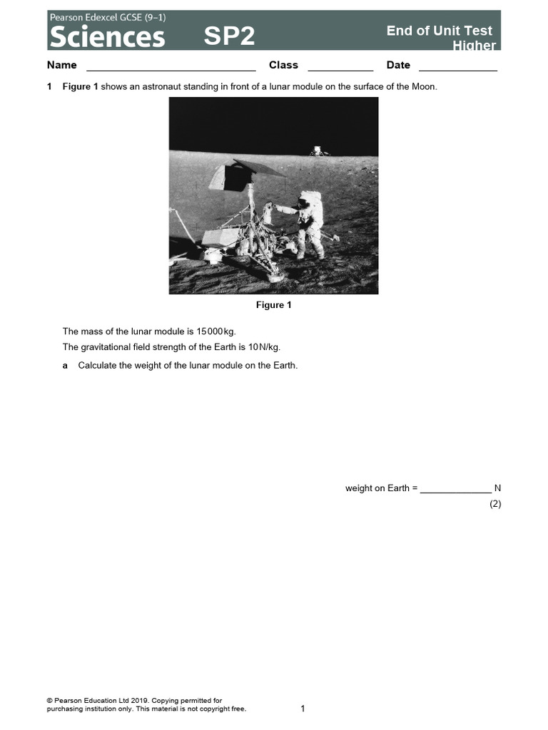 edgcse_aap_sp2_eout_higher_0430_w | PDF | Force | Acceleration