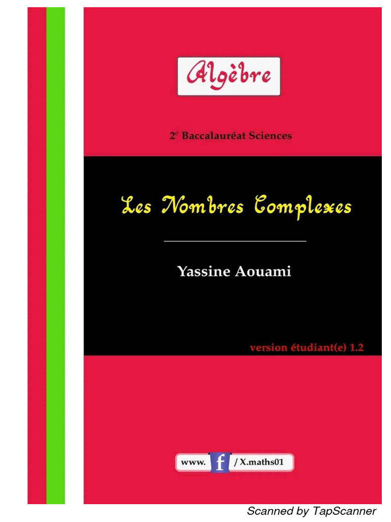 Bac Nombre Complexe | PDF | Cooking, Food & Wine