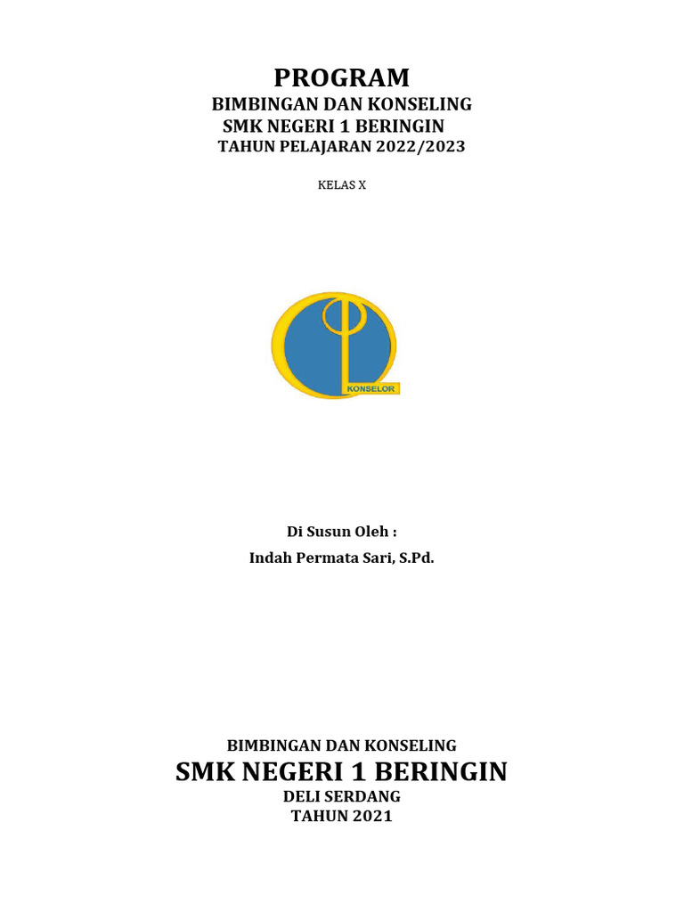 Program Kelas X | PDF