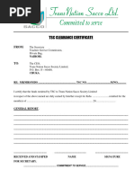 TSC Clearance Certificate for Retirement | PDF