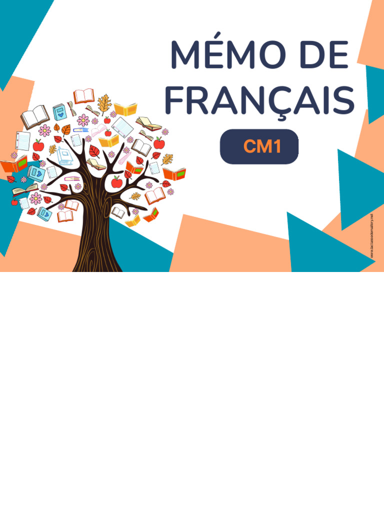 Mémo de Français CM1 : Conjugaison et Grammaire | PDF | Clause | Phrase