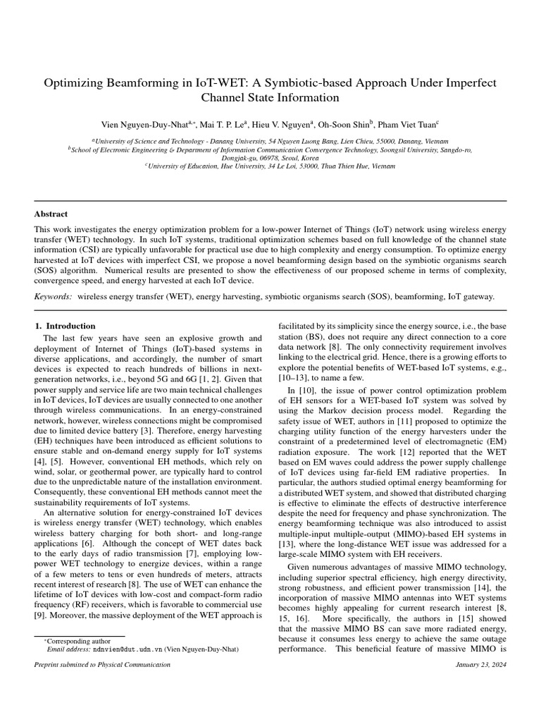 Physical Communication | PDF