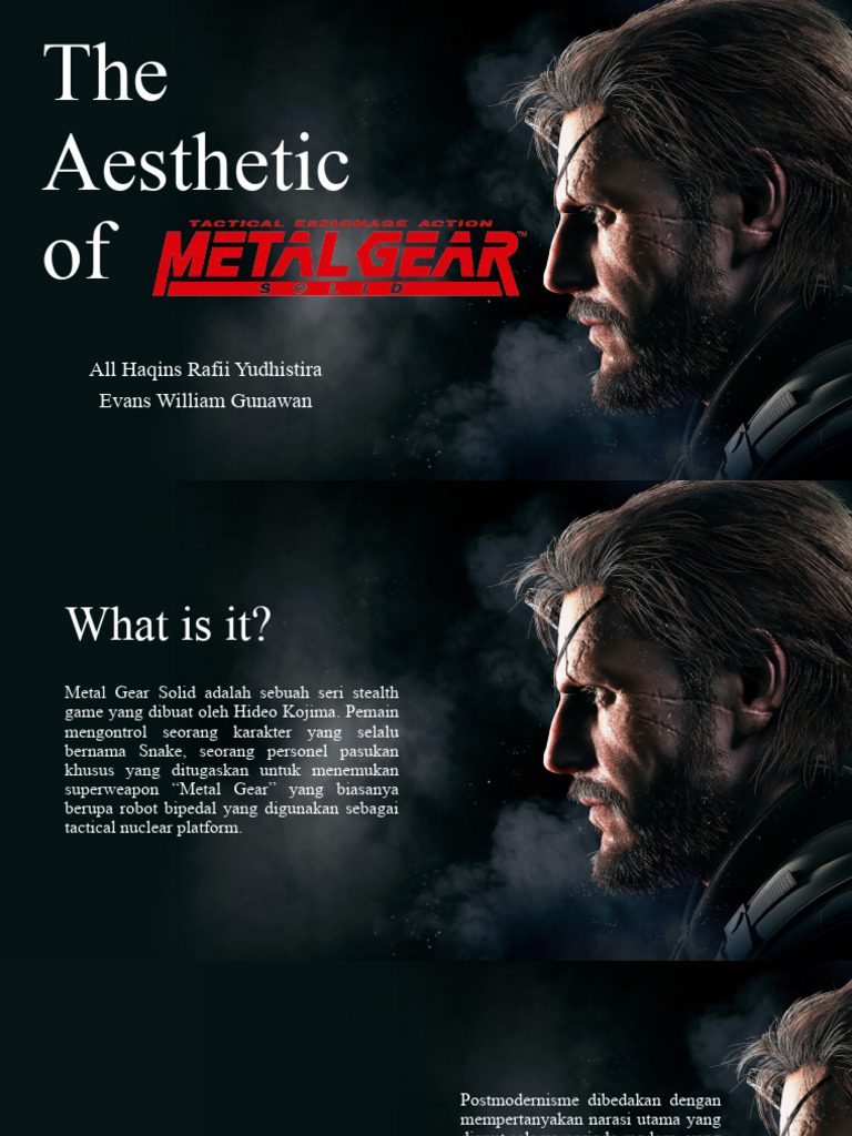 Metal Gear Solid: Seni, Postmodernisme, dan Hiperrealitas | PDF