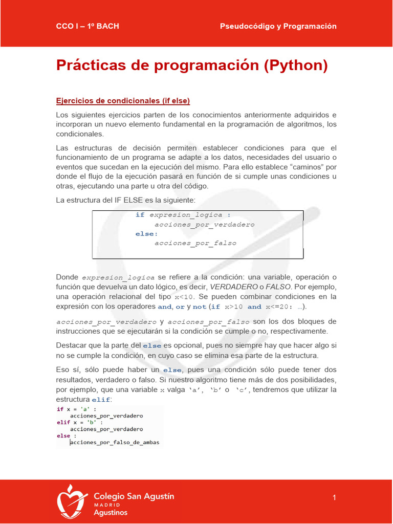 Hoja02 Python 1 | PDF | Python (lenguaje de programación ...