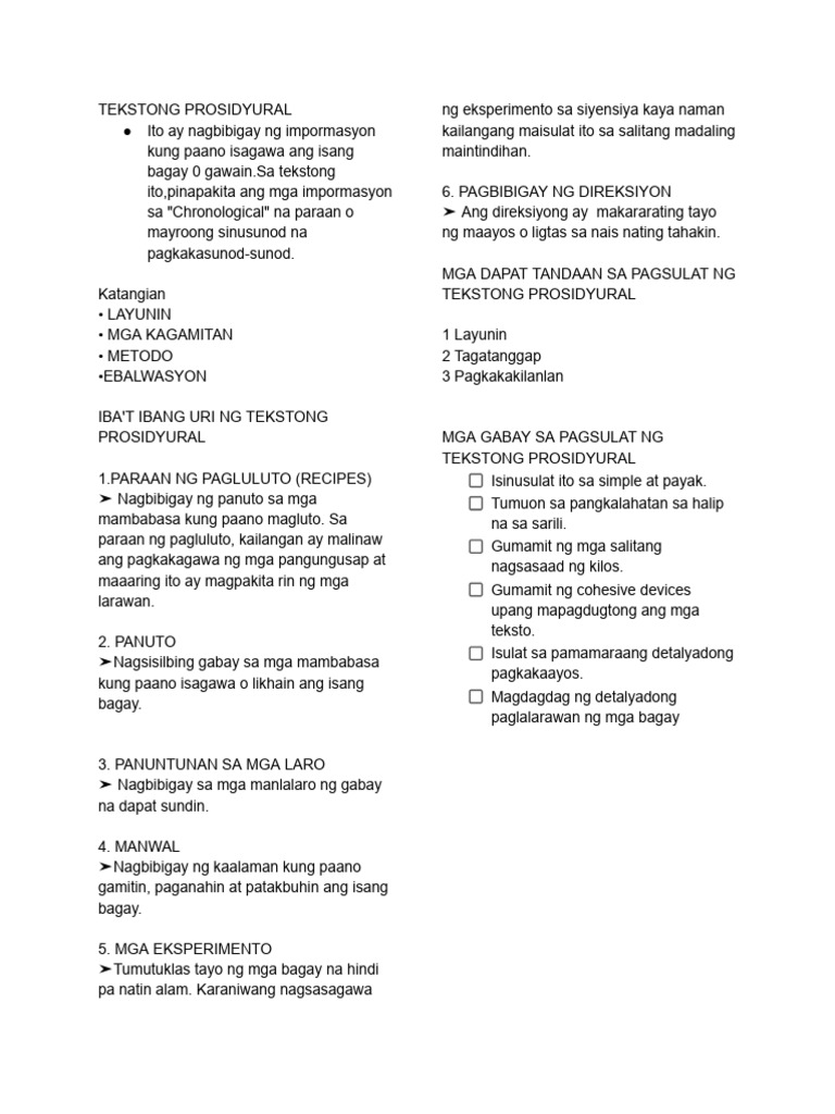 PAGPAG Q4 Reviewer | PDF