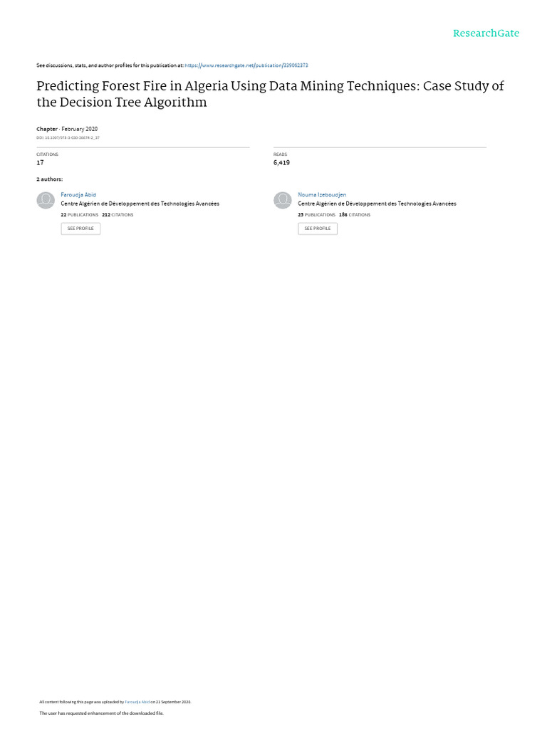 BOOK Chapter Springer ABID | PDF | Machine Learning | Wireless Sensor Network