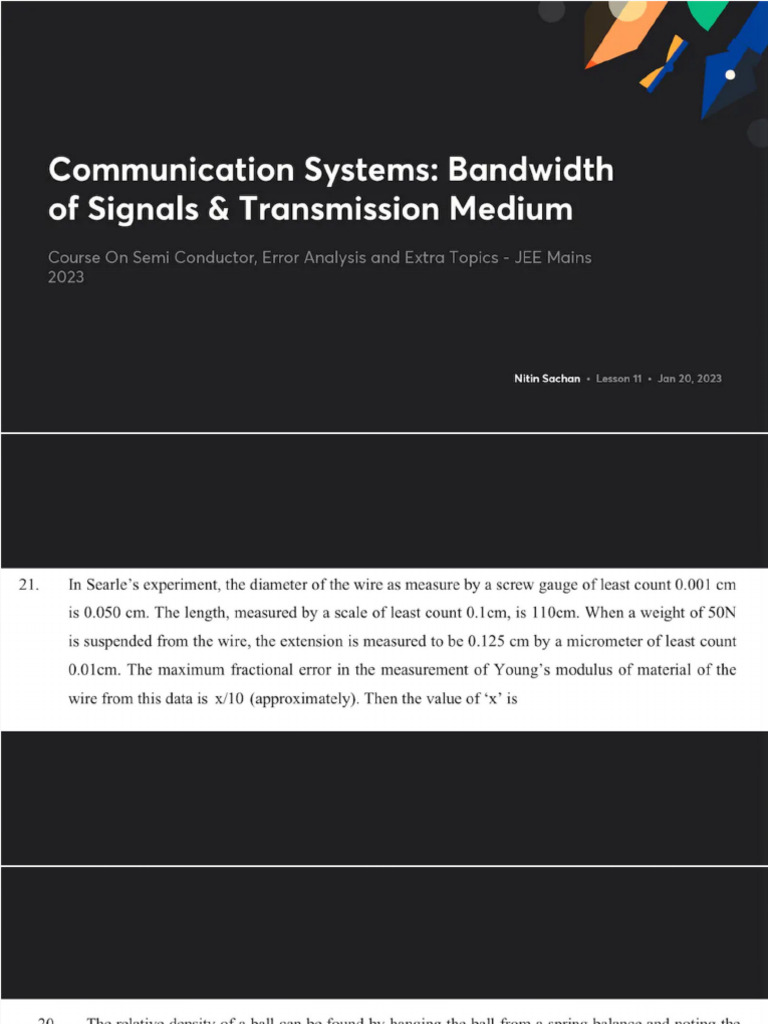 Communication_Systems_Bandwidth_of_Signals__Transmission_Medium_with_anno | PDF