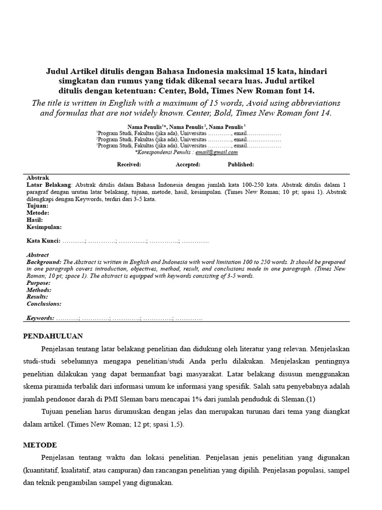 Template Manuscript-Skripsi | PDF