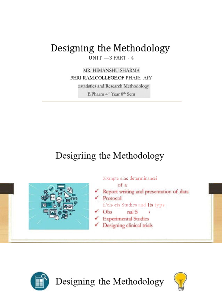 Design of Methodology | PDF
