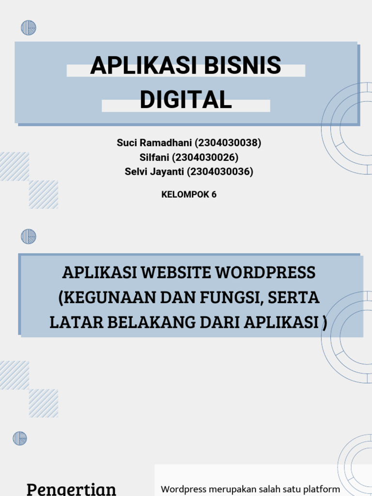 Kelompok 6 Aplikasi Bisnis | PDF