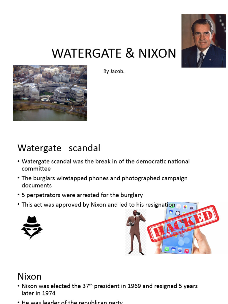 Watergate Scandal and Nixon's Presidency | PDF
