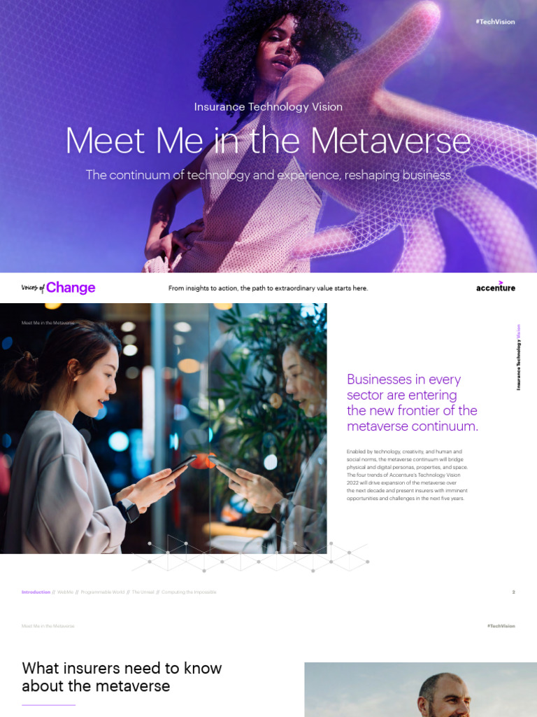 Accenture Insurance Technology Vision 2022 | PDF | Augmented Reality ...