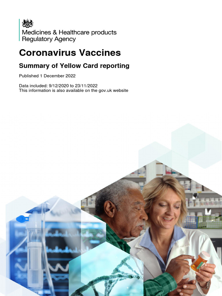 Coronavirus Vaccine - Summary of Yellow Card Reporting 23.11.2022 Final ...