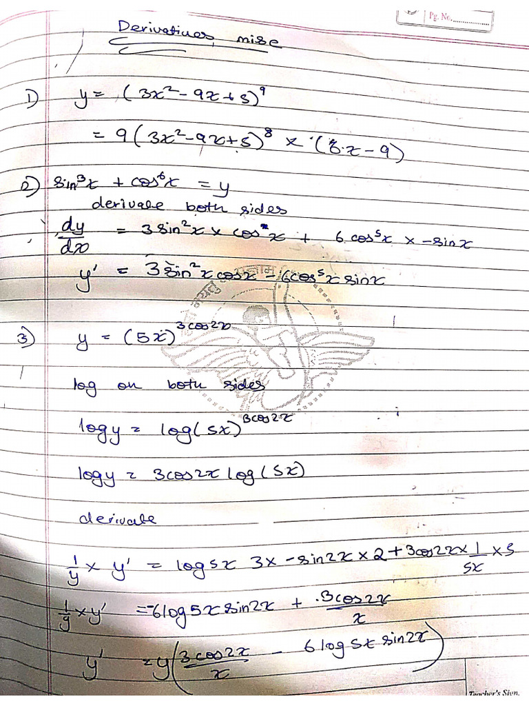 Misc Derivatives | PDF