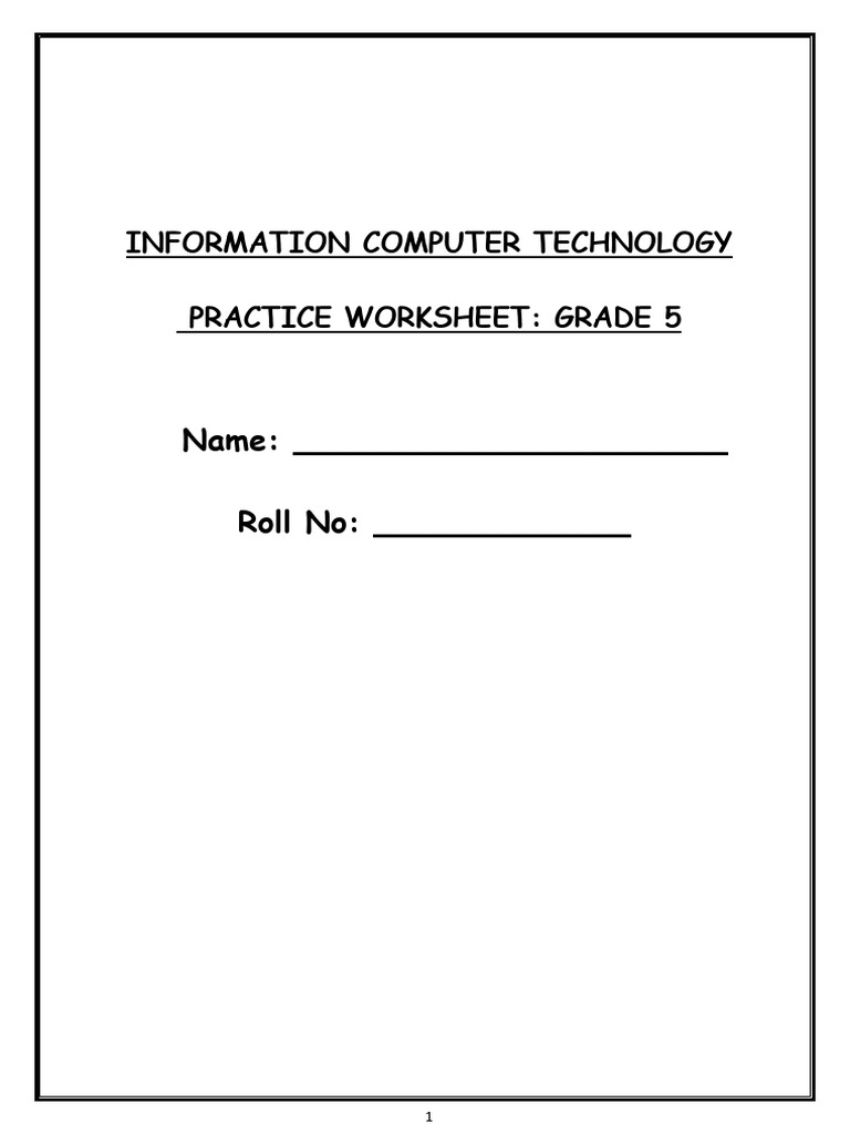 Grade5 Pws Final | PDF | Computer Program | Programming