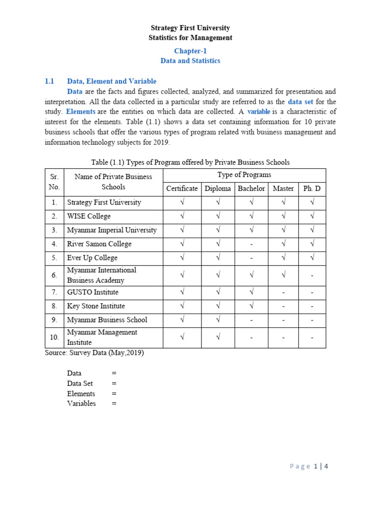 Chapter 1 Exercises | PDF | Tablet Computer | Survey Methodology