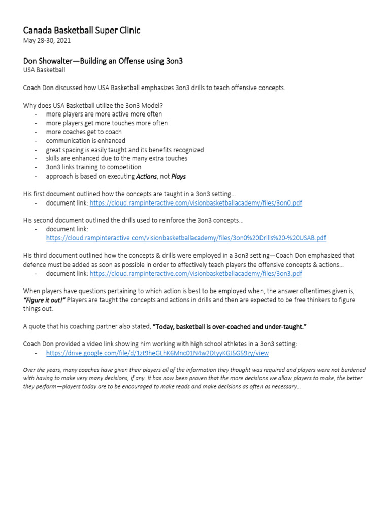 Don Showalter - USAB | PDF