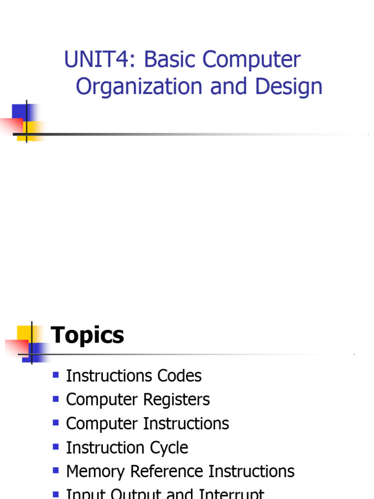 UNIT4.Updated | PDF | Input/Output | Bit