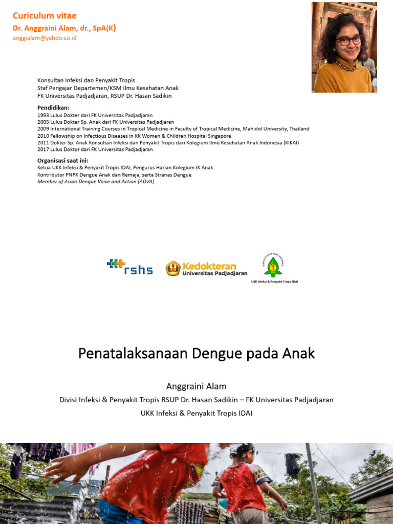 (IDAI) Penatalaksanaan DBD pada Anak | PDF