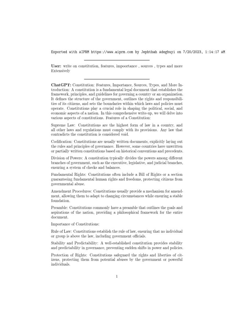 Citizenship Notes | PDF | Constitution | Citizenship