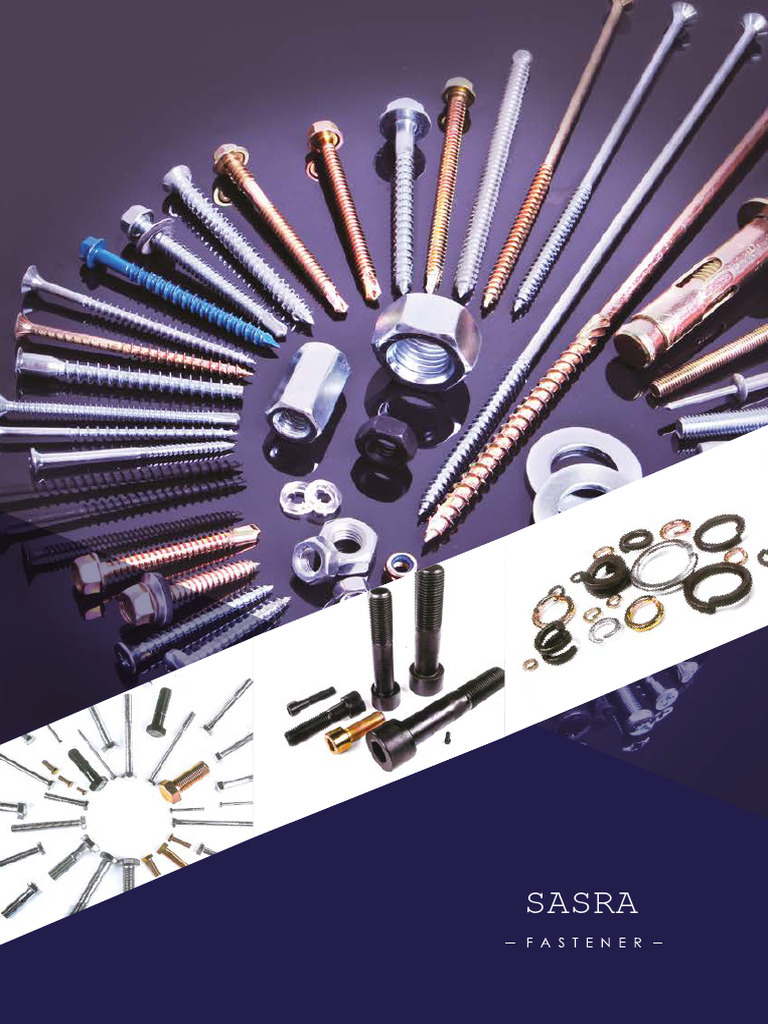 SASRA FASTENERS UAE Latest | PDF | Screw | Washer (Hardware)
