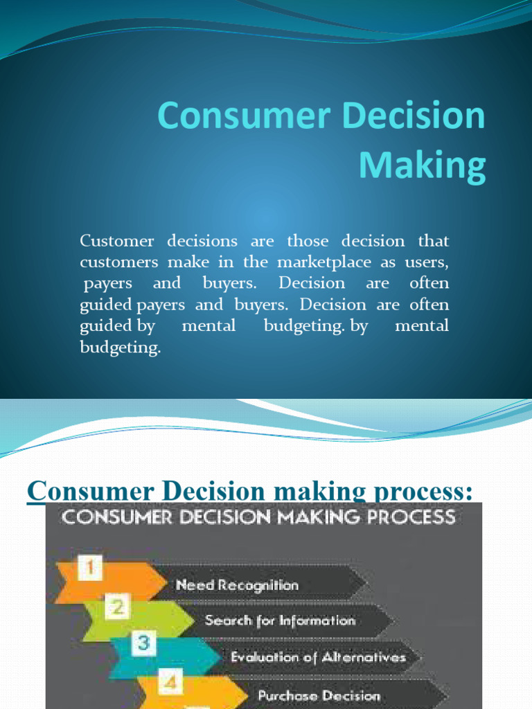 Understanding Consumer Decision Making | PDF | Behavior | Business ...
