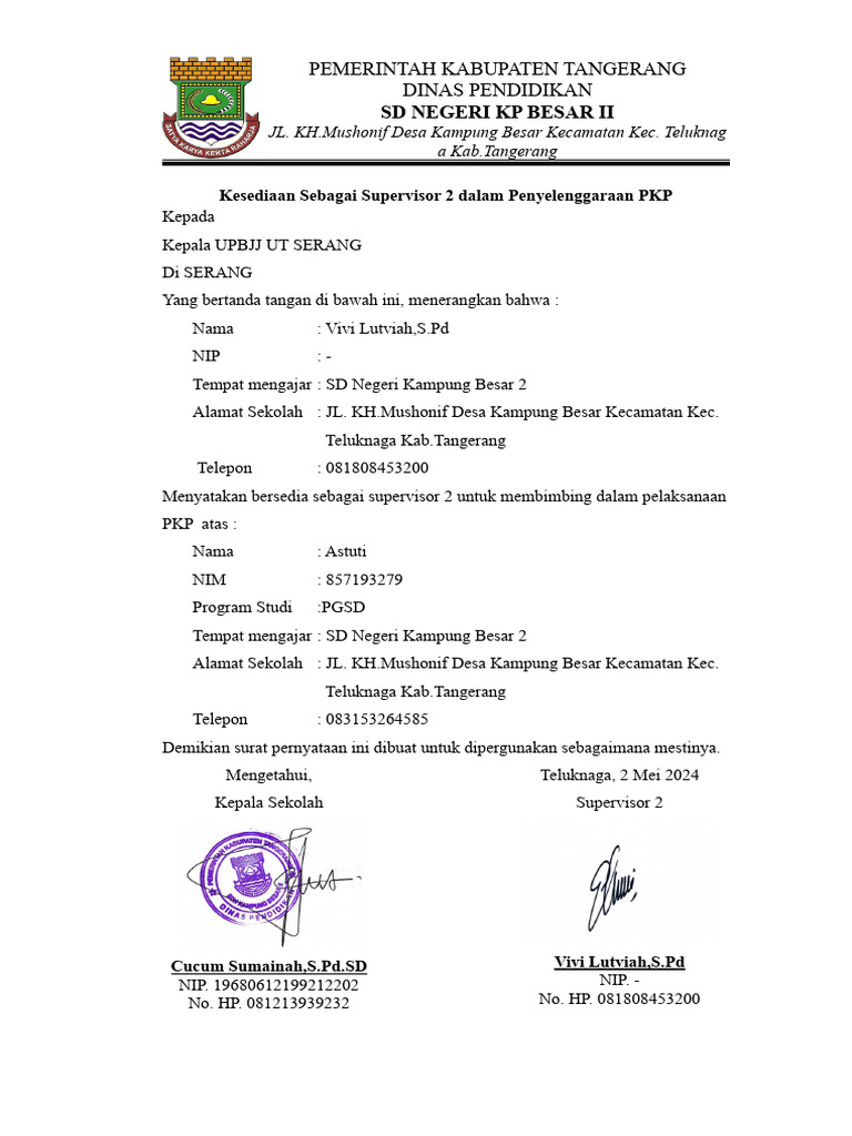 Daftar Lampiran Laporan PKP | PDF