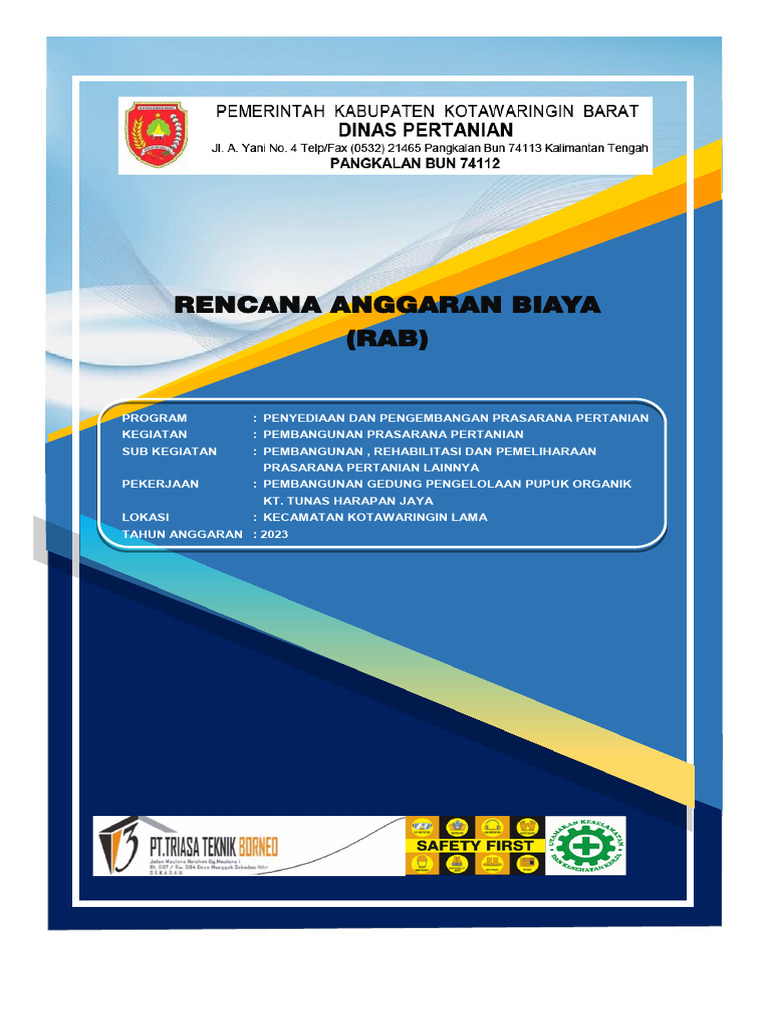 Rab Gudang Pupuk Organik - Final | PDF