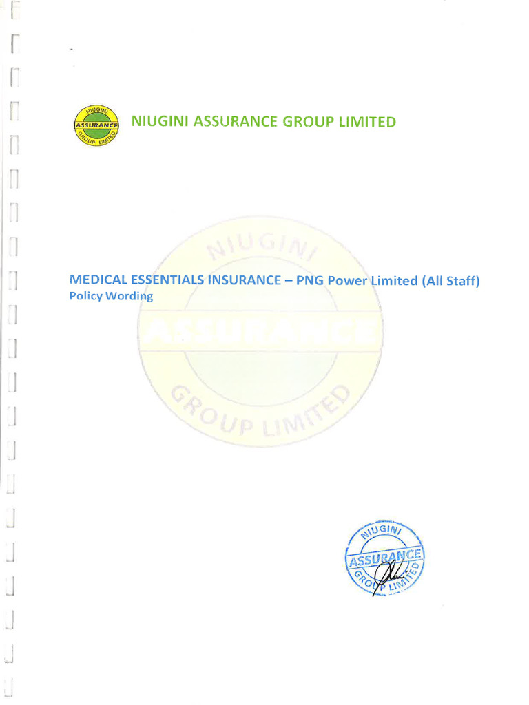 Satff Medical Insurance Policy | PDF