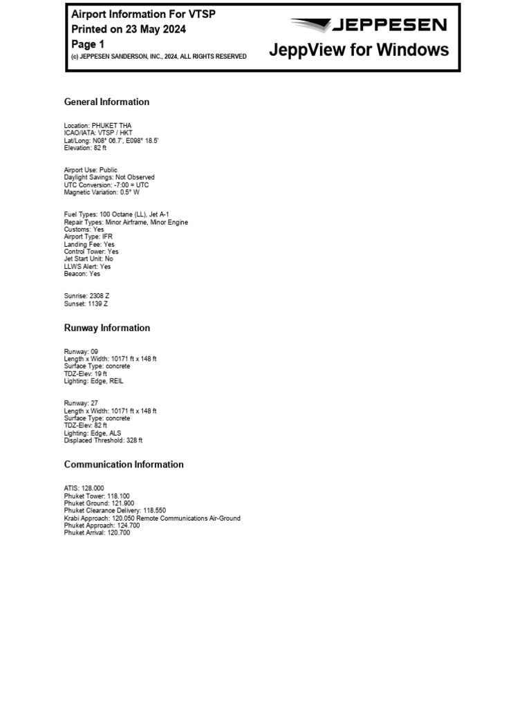 VTSP | Download Free PDF | Air Traffic Control | Airport